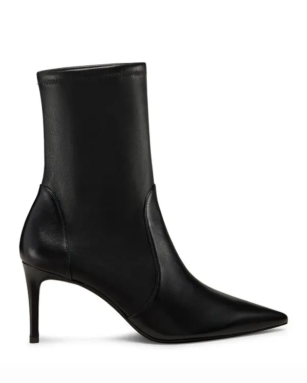 STUART WEITZMAN Power 75 Zip Booties - Black