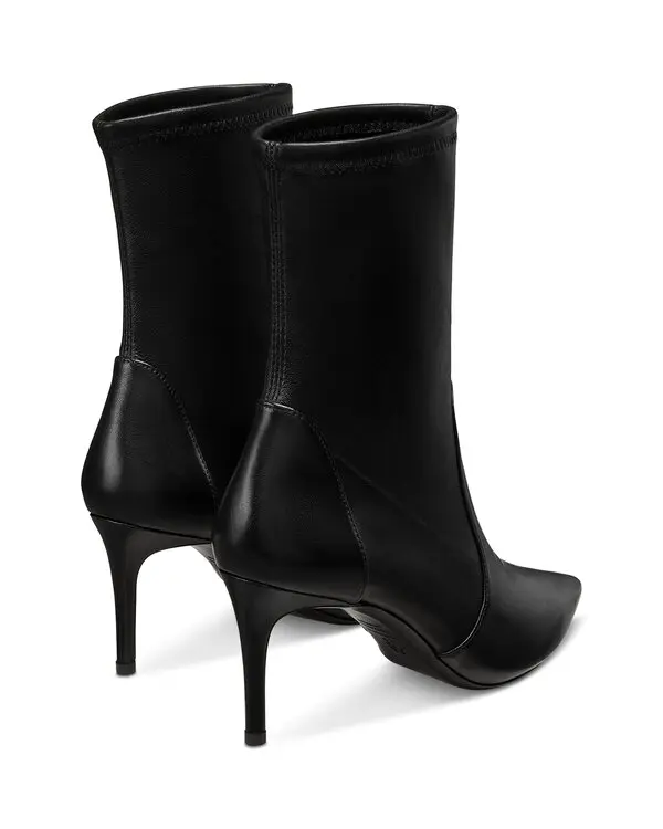 STUART WEITZMAN Power 75 Zip Booties - Black