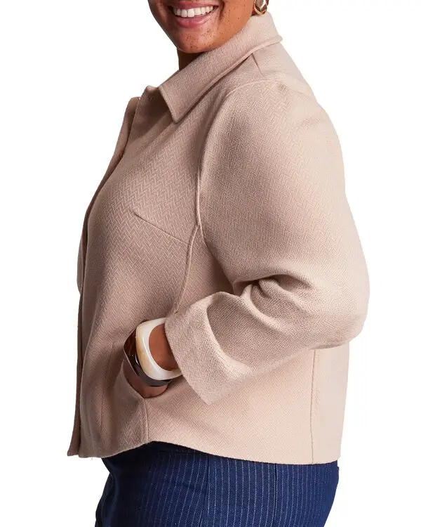 ESTELLE Macarra Collared Jacket - Stone