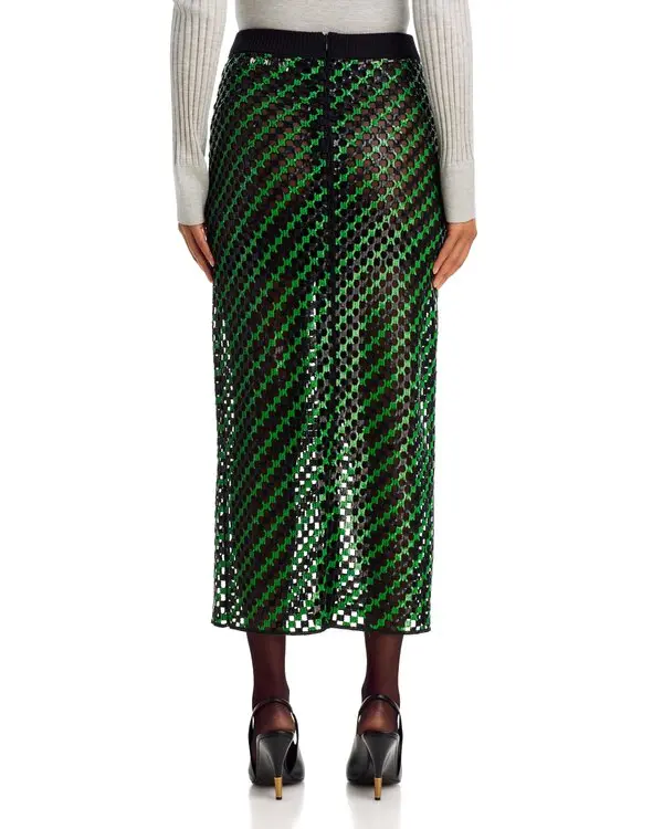 ZANKOV Halene Geo Knit Skirt