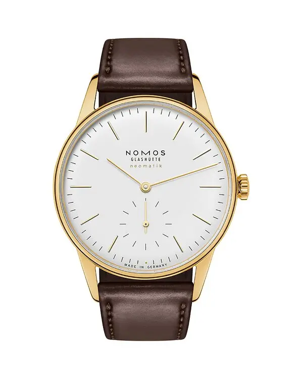 NOMOS GLASHUTTE Orion Neomatik Dore Watch, 36.4mm - White Silver