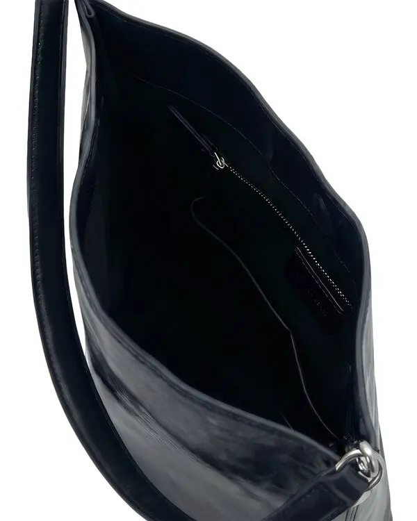 Veronica Beard Bea Crinkled Leather Crossbody
