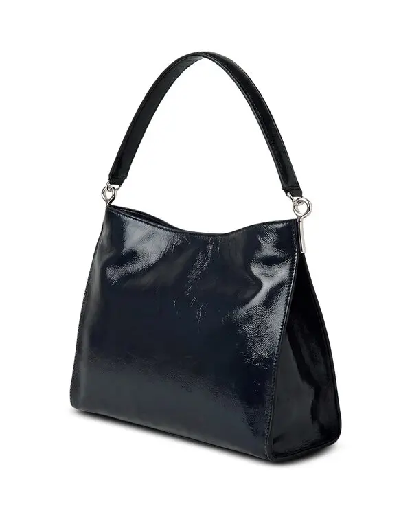 Veronica Beard Bea Crinkled Leather Crossbody