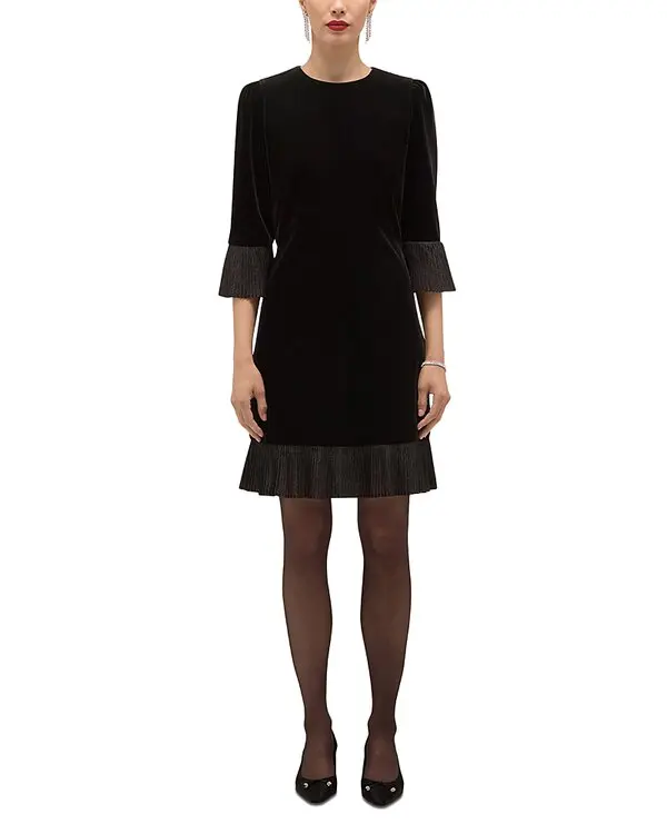 HOBBS LONDON Petites Ashley Velvet Mini Dress