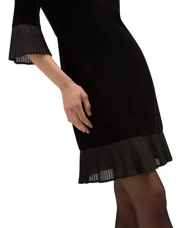 HOBBS LONDON Petites Ashley Velvet Mini Dress