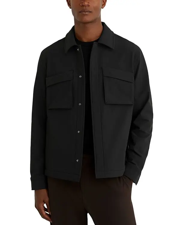 REISS Divide Technical Fleece Overshirt