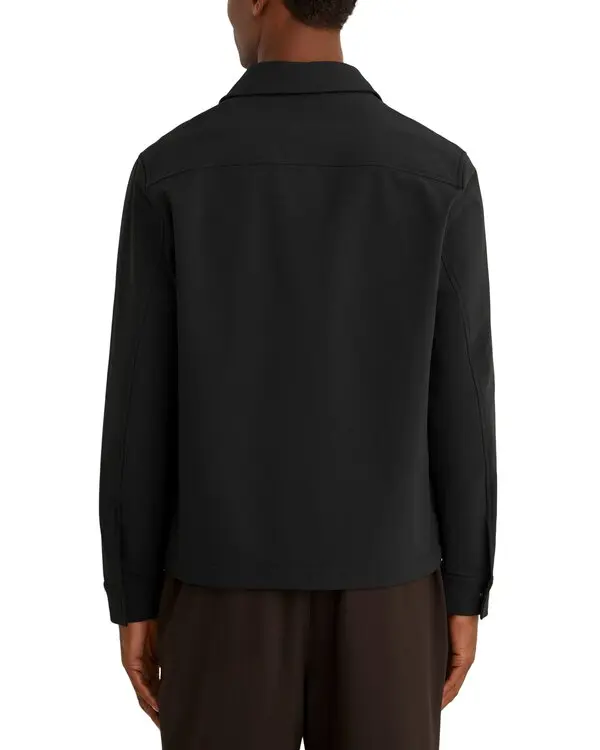 REISS Divide Technical Fleece Overshirt