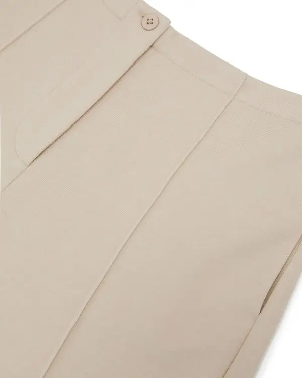 REISS Layla Pintucked Wide Leg Sweatpants