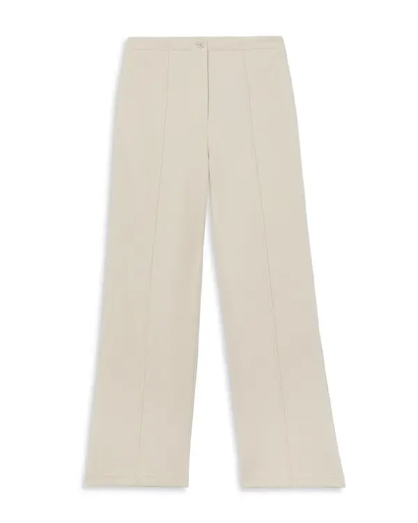 REISS Layla Pintucked Wide Leg Sweatpants