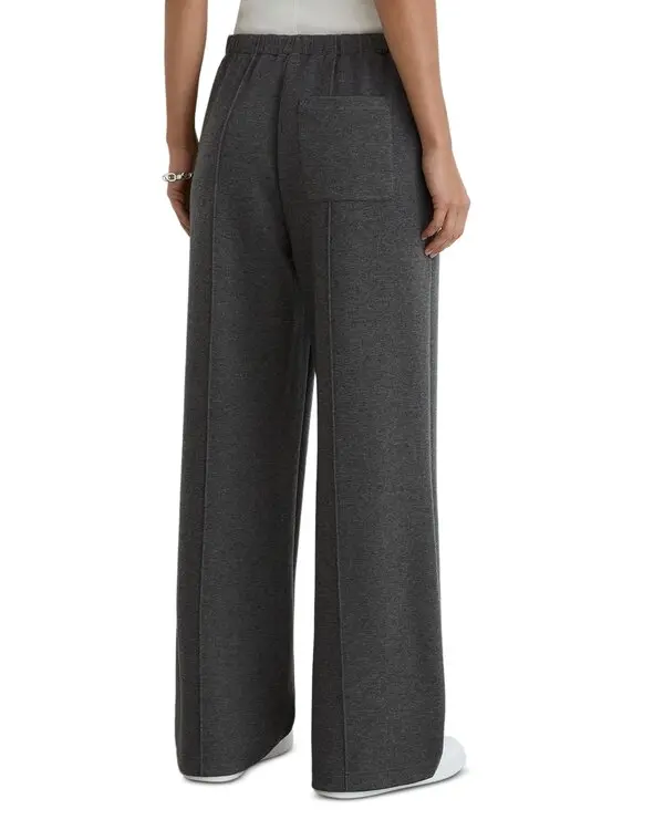 REISS Layla Wide Leg Jogger Pants