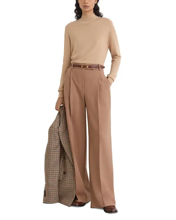 REISS Rina Wool Mock Neck Sweater