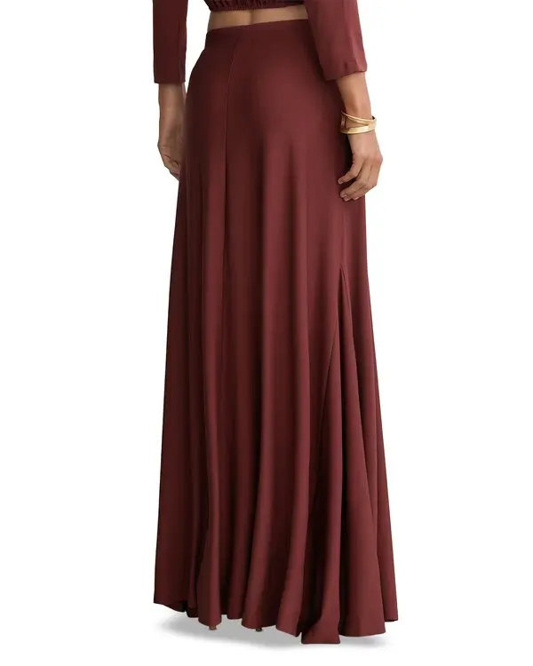 REISS Stretch Jersey Maxi Skirt