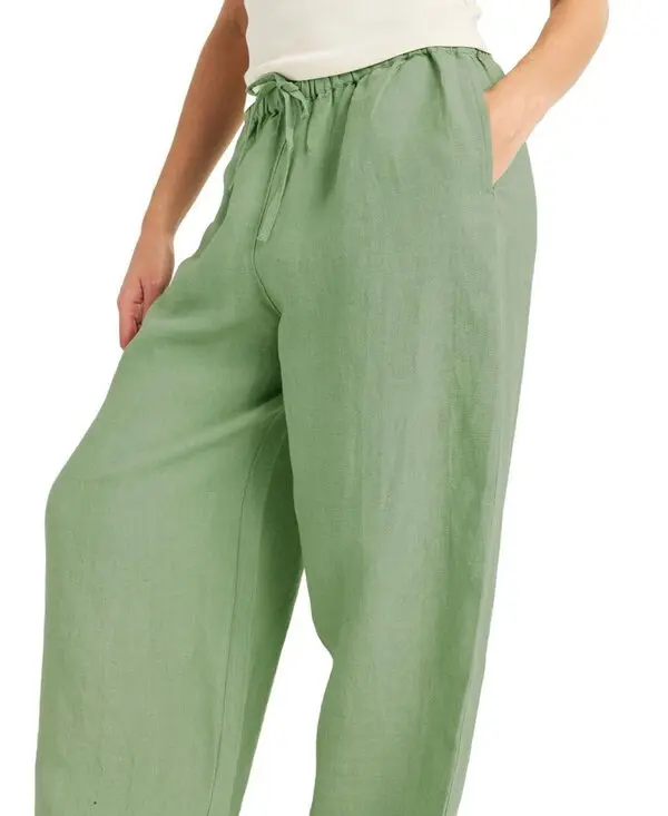VITAMIN A Parker Linen Pant - Sage