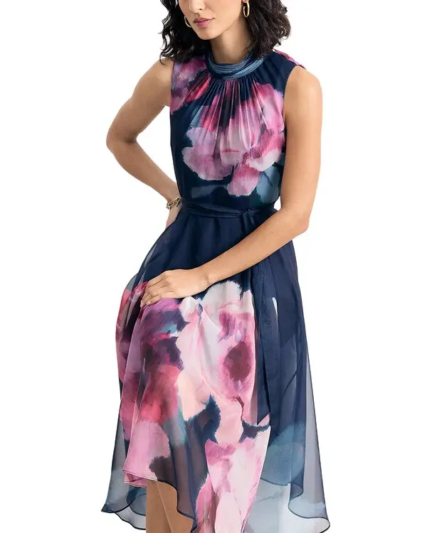 PHASE EIGHT Lucinda Handkerchief Hem Midi Dress