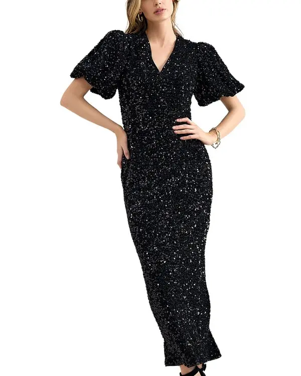 PHASE EIGHT Elaina Sequin Maxi Dress