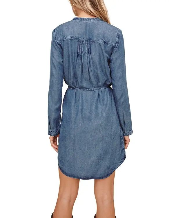 Bella Dahl Pintuck Chambray Shirtdress