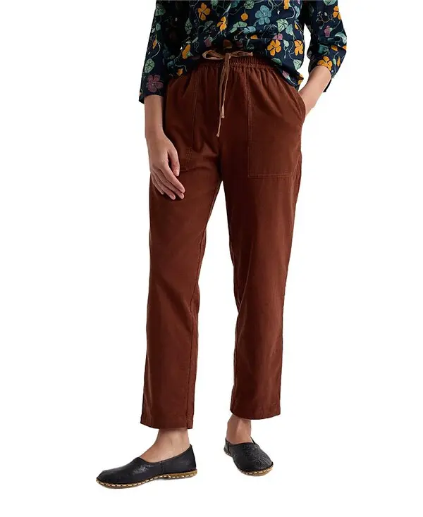SEASALT CORNWALL Sholl Tapered Joggers - Dark Nutmeg