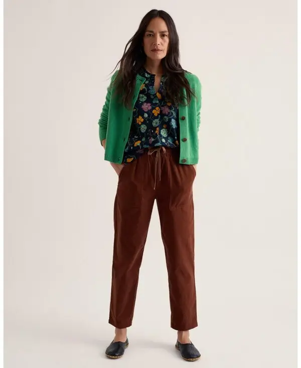 SEASALT CORNWALL Sholl Tapered Joggers - Dark Nutmeg