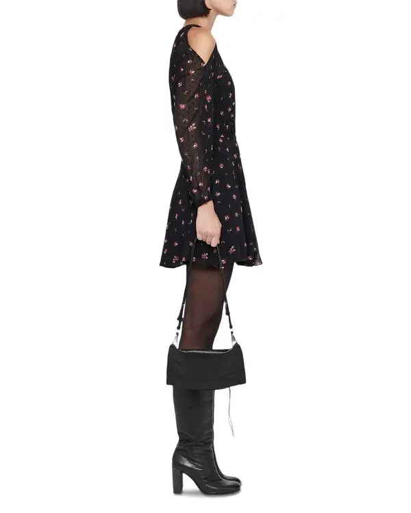 ALLSAINTS Chrissy Clip Jacquard Mini Dress
