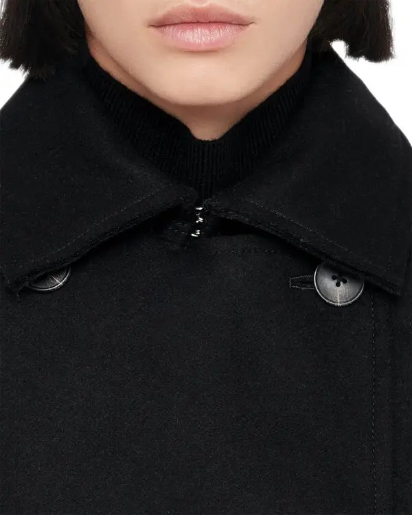ALLSAINTS Tommie Wool Blend Peacoat