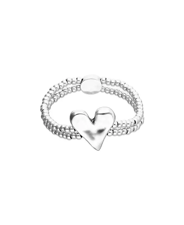 UNODE50 Sterling Plated Bracelet With Heart Detail