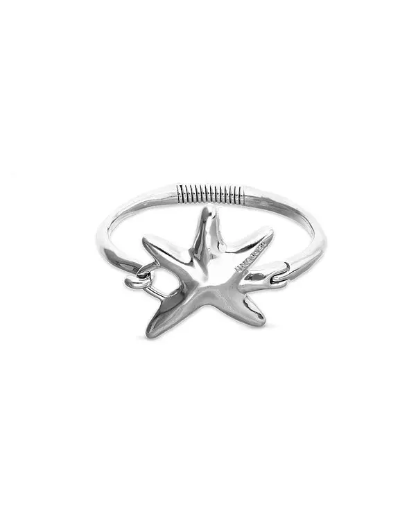 UNODE50 Tone Rigid Star Bangle Bracelet
