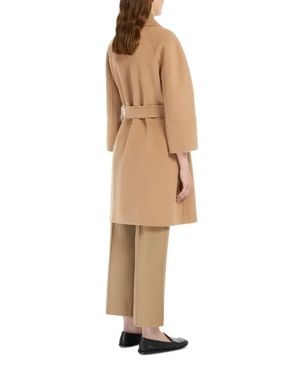 Max Mara Arona Wool Short Cocoon Coat