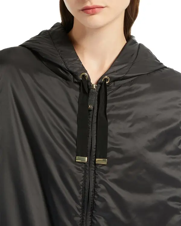 Max Mara Greengi Water Repellent Long Puffer Vest - Black