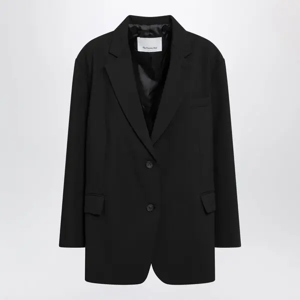 THE FRANKIE SHOP Bea Single-breasted Mini Jacket - Black
