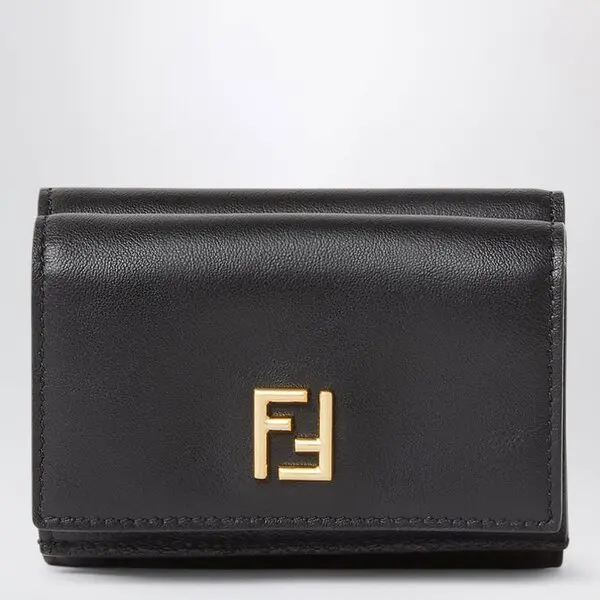 Fendi Mini Leather Wallet - Black