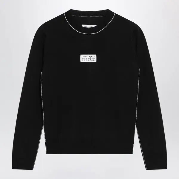 MAISON MARGIELA Wool-blend Sweater With Contrast Trim