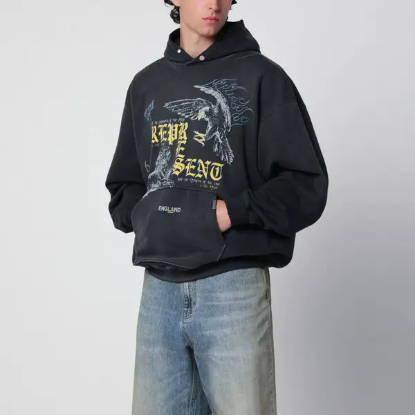 REPRESENT Faded Eagle Logo Sweatshirt