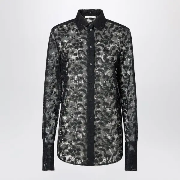 Fendi Peony Lace Gradient Effect Shirt