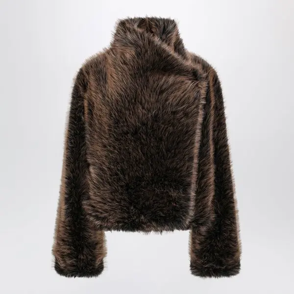 BB COUTURE Susan Faux Fur Mini Jacket