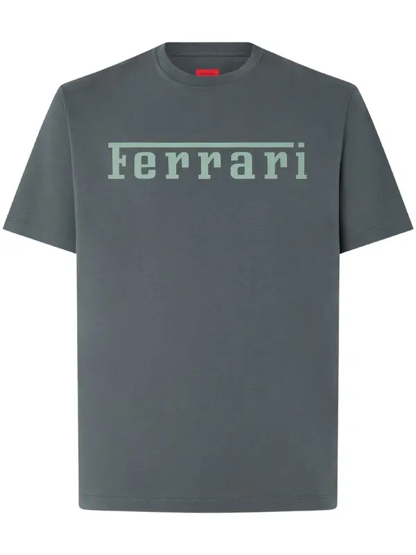 FERRARI Logo Graphic Cotton T-shirt