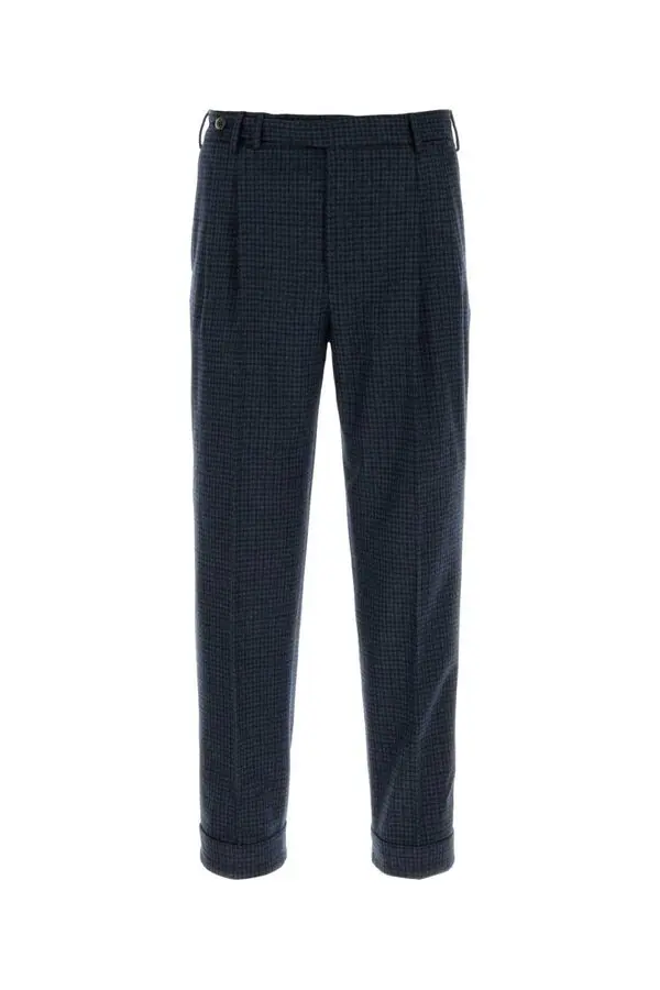 PT TORINO Embroidered Stretch Wool-blend Pant