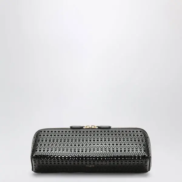 Alaïa Delta Mini Calfskin Clutch Bag