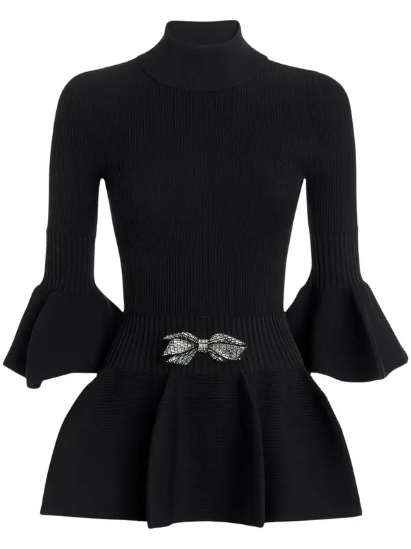 GENNY 100% Polyamide Sweater - Black