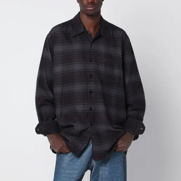 Our Legacy Checked Cotton Flannel Shirt