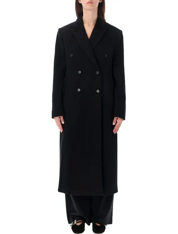 Loulou De Saison Double-breasted Wool Cashmere Coat