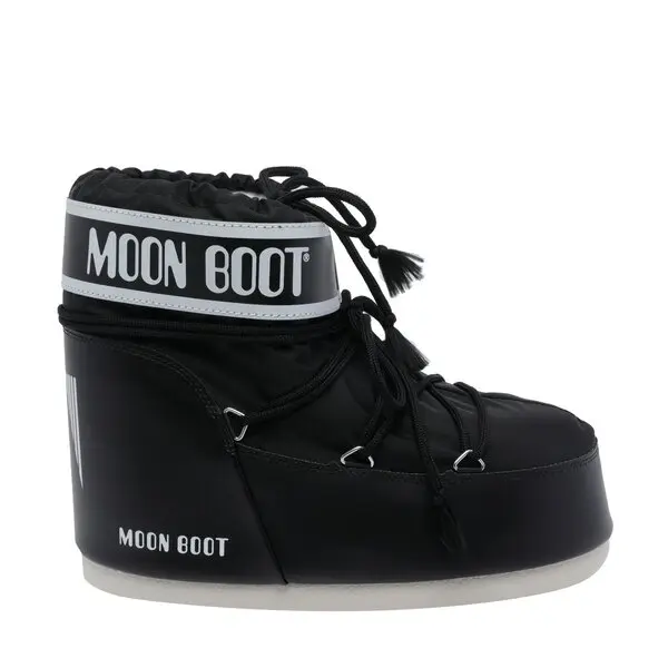 Moon Boot Icon Low Nylon Booties - Black