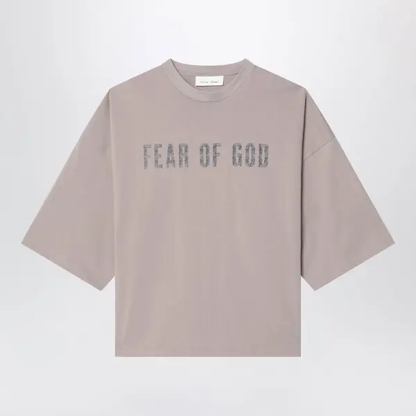 Fear Of God Greige Merch Cotton T-shirt - Grey
