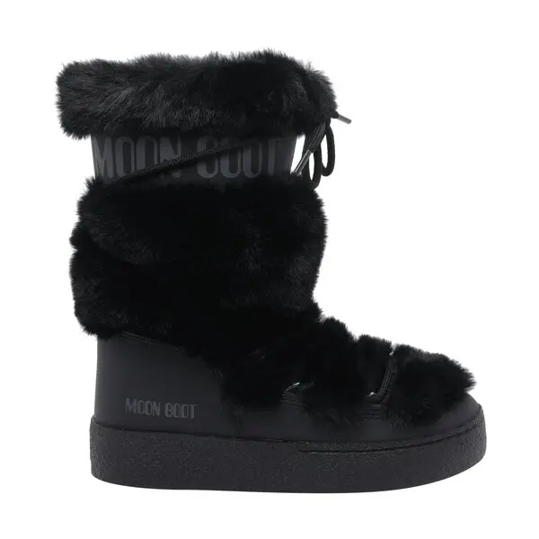 Moon Boot Ltrack Faux Fur Boots - Black