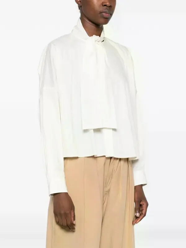 LE SARTE PETTEGOLE Pussy-bow Buttoned Shirt