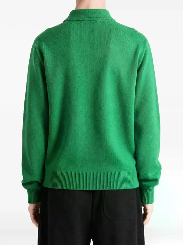 Auralee Button-up Collared Cardigan