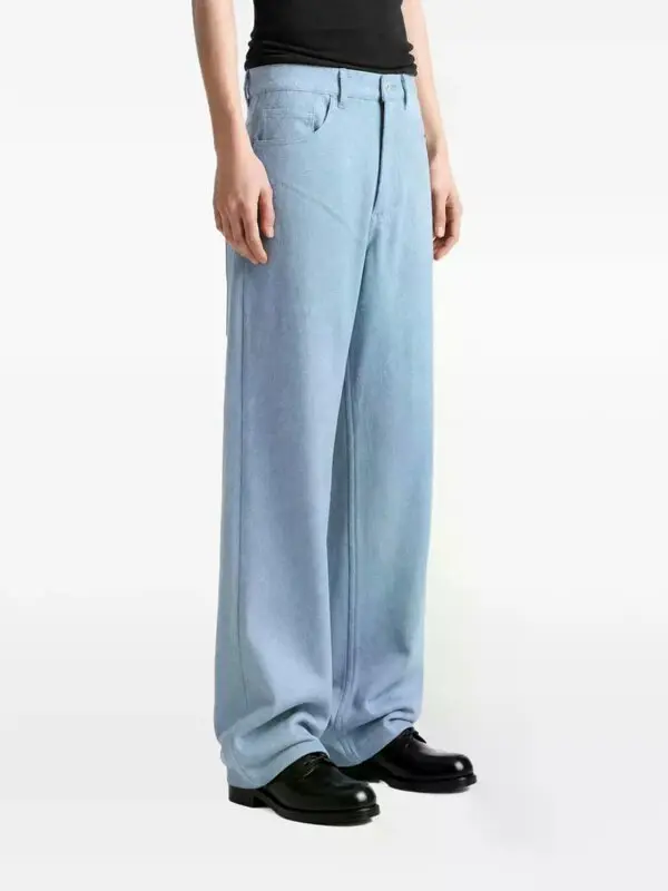 Auralee Loose-fit Silk Trousers