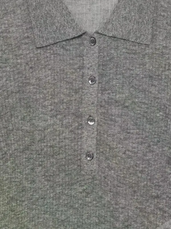 Aspesi Polo-collar Sweater - Grey