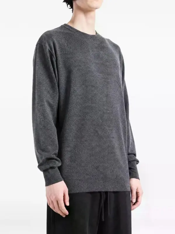 Auralee Crew-neck Long-sleeve Cashmere Sweater