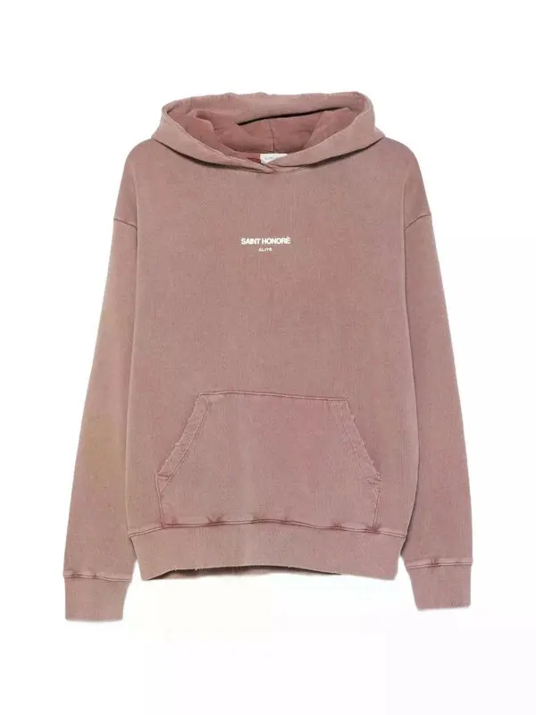 ELITE Logo-print Pouch-pocket Hoodie