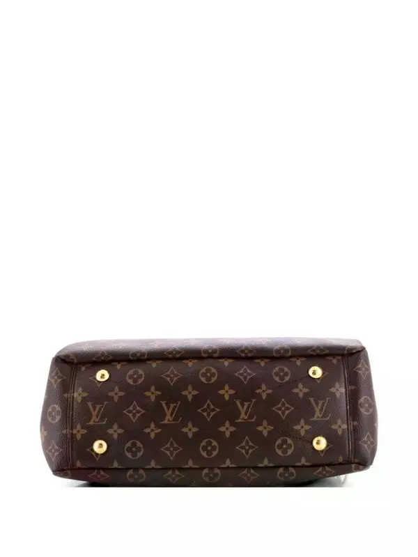 LOUIS VUITTON Pallas Tote Monogram Canvas With Leather Shoulder Bag